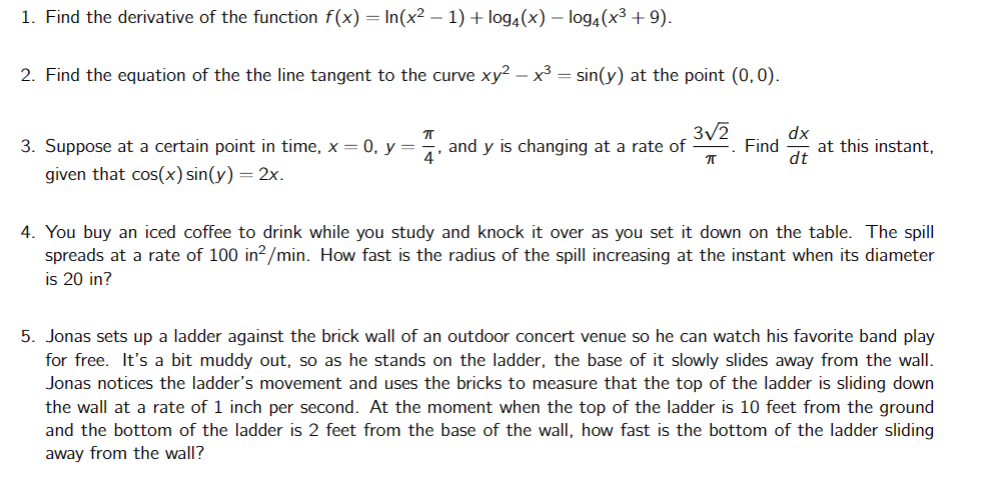 Solved Would appreciate step by step solutions for each of | Chegg.com