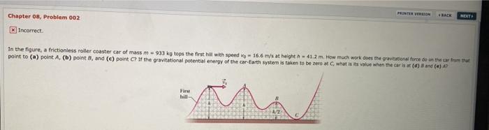 Solved Chapter 08, Problem 002 NET x Incorrect In the | Chegg.com