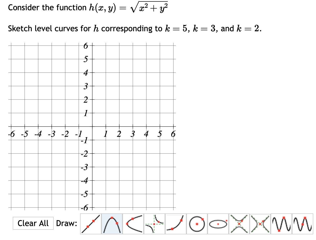 Solved Consider the function h(x,y)=x2+y22Sketch level | Chegg.com