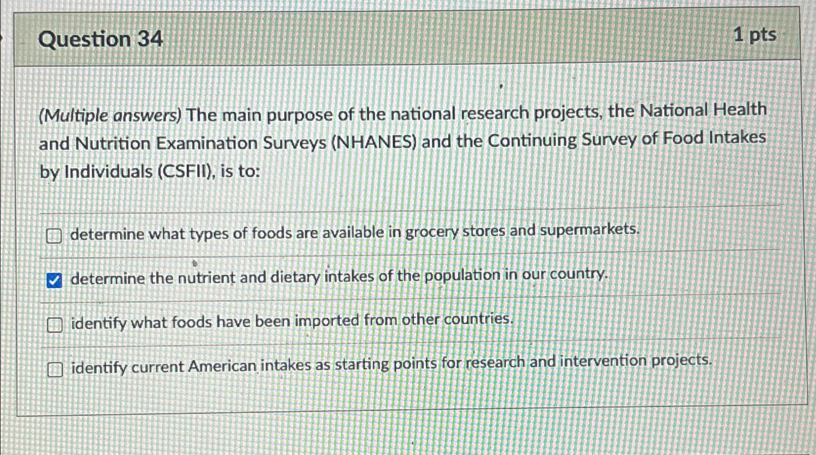 Solved Question 341 ﻿pts(Multiple answers) ﻿The main purpose | Chegg.com
