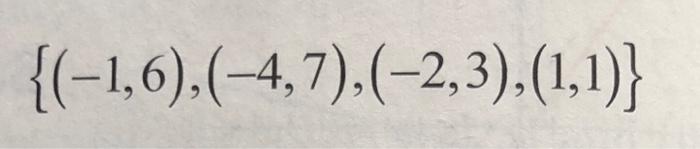 Solved each set of four ordered pairs defines the vertices, | Chegg.com