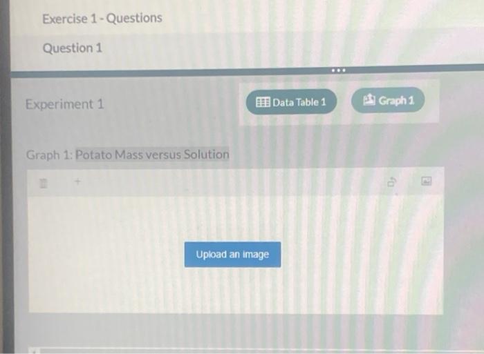 Solved Exercise 1-Questions Question 1 Experiment 1 田Bata | Chegg.com