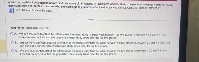 Solved time per week (average number of hours) Complete | Chegg.com