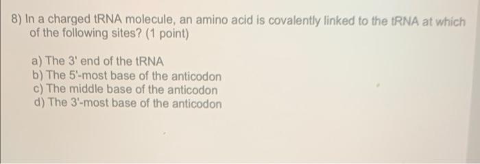 Solved 6) Reverse transcriptase is an enzyme that catalyzes | Chegg.com