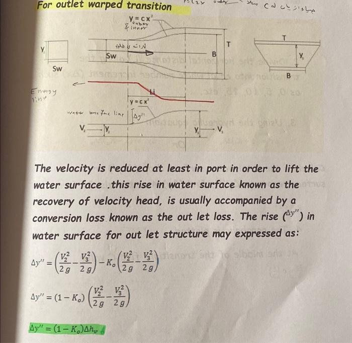 QUESTION 4 (25 MARKS): An outlet warped transition | Chegg.com