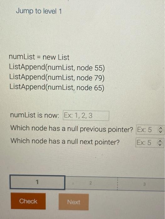 Solved Jump to level 1 numList = new List | Chegg.com