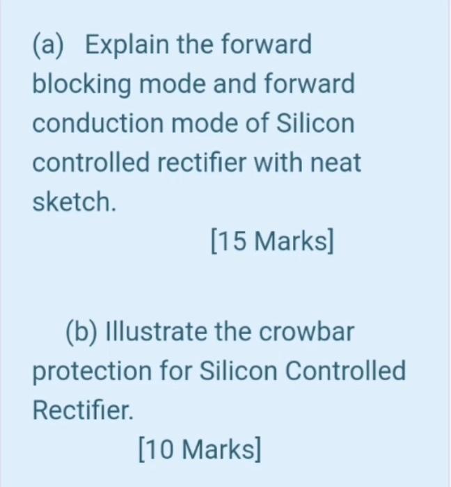 Solved (a) Explain the forward blocking mode and forward | Chegg.com