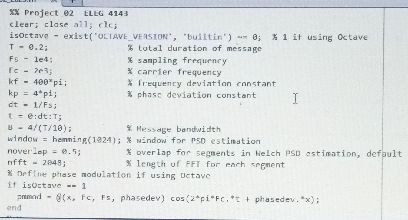 Solved Kp=4πRequirements: 1. Add code to the provided MATLAB | Chegg.com