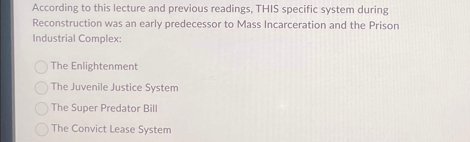 Solved According to this lecture and previous readings, THIS | Chegg.com