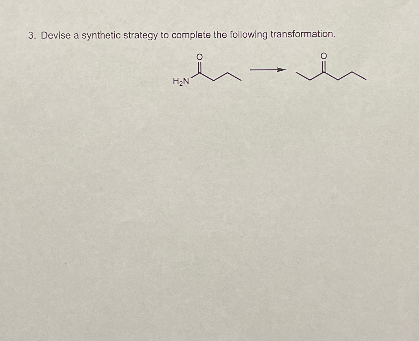 Solved Devise a synthetic strategy to complete the following | Chegg.com Solved Devise a synthetic strategy to complete the following | Chegg.com