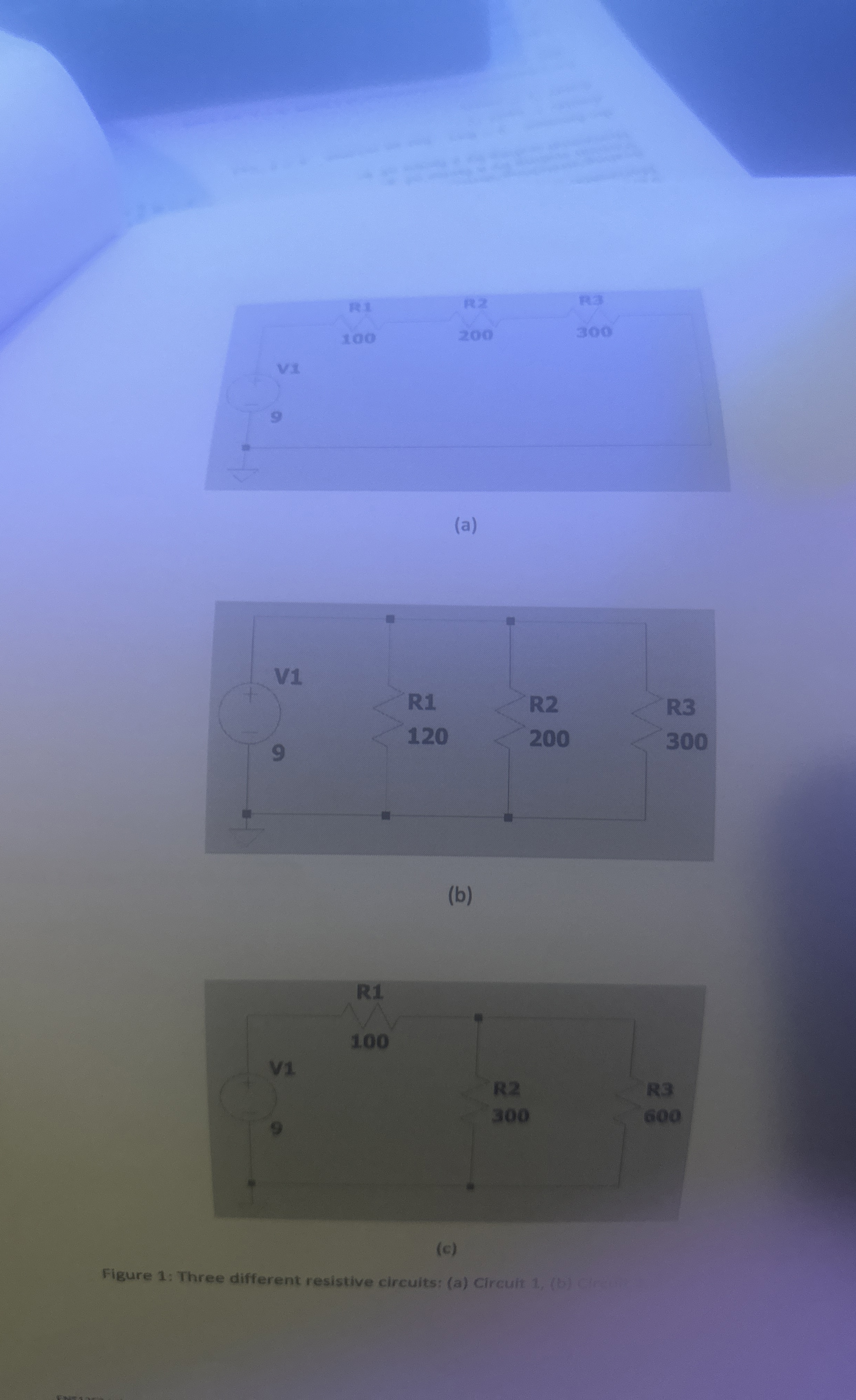 Solved For each of the three circuits as shown in Figure 1, | Chegg.com