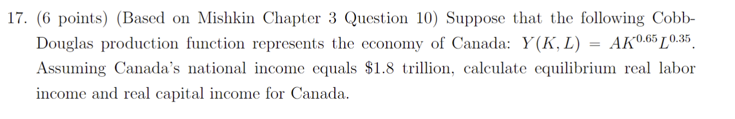 Solved (6 ﻿points) (Based on ﻿Mishkin Chapter 3 ﻿Question | Chegg.com