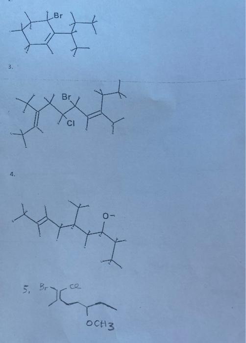 Solved ORGANIC CHEMISTRY 1.) find the longest chain and | Chegg.com