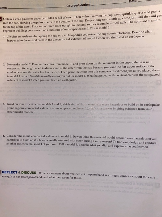 Solved Date! Course/Section: - ame: Obtain a small pl Obtain | Chegg.com Solved Date! Course/Section: - ame: Obtain a small pl Obtain | Chegg.com