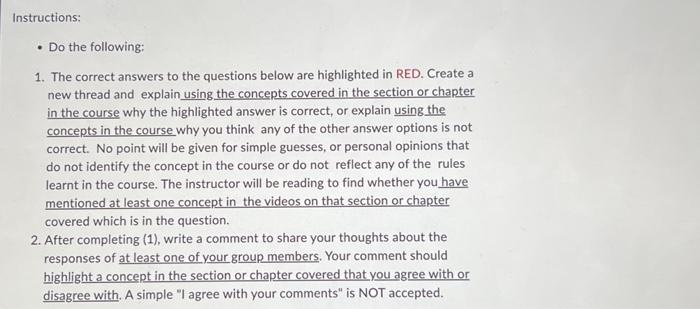 Solved Instructions: - Do the following: 1. The correct | Chegg.com