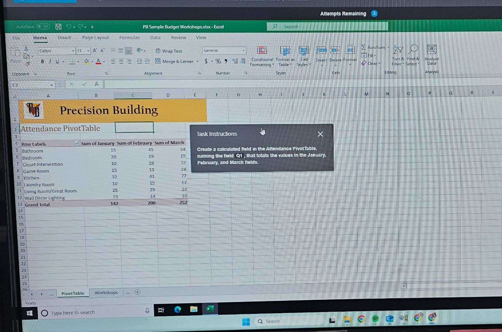 Solved Task Instructions Creste a calculated field in the | Chegg.com
