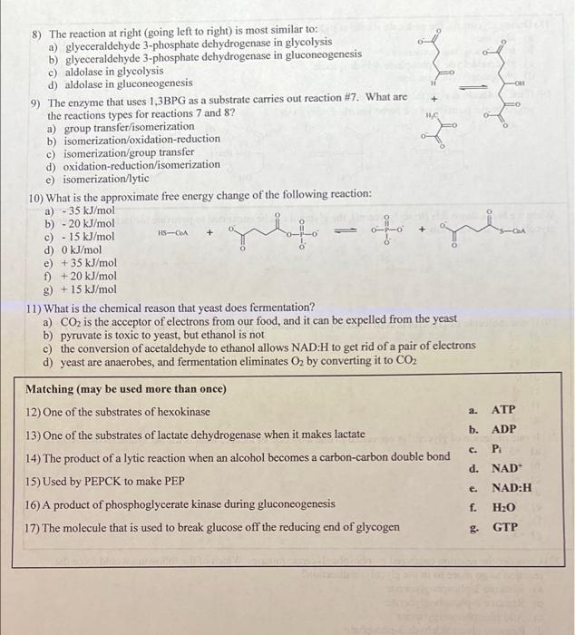 Solved busty HS- gelate + 8) The reaction at right (going | Chegg.com