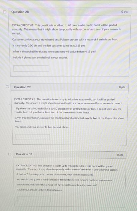 Solved EXTRA CREDI a1: This question is worth up to 40 | Chegg.com