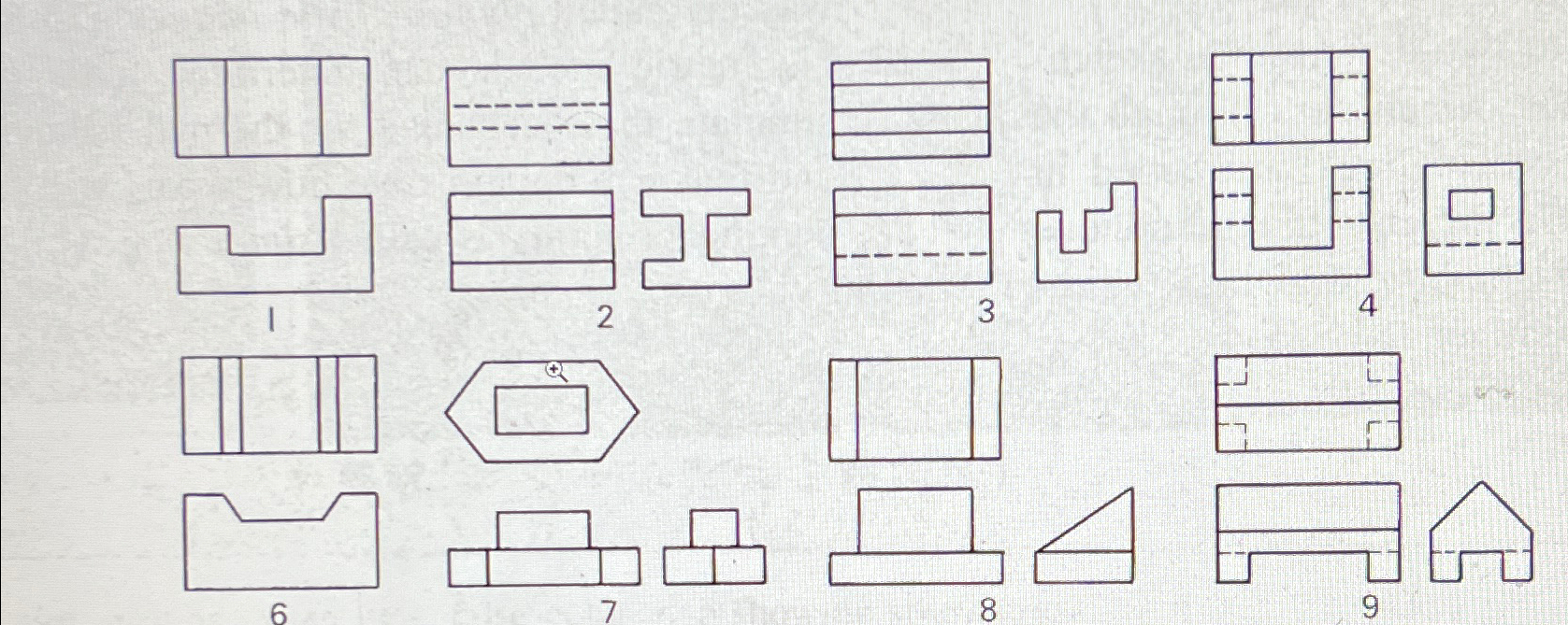 Solved What are the isometric views of numbers | Chegg.com