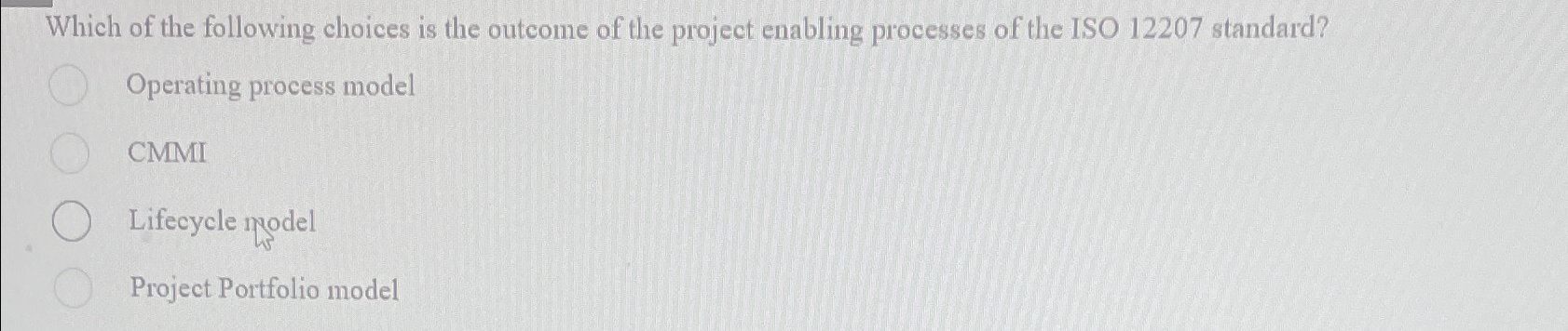 Solved Which of the following choices is the outcome of the | Chegg.com