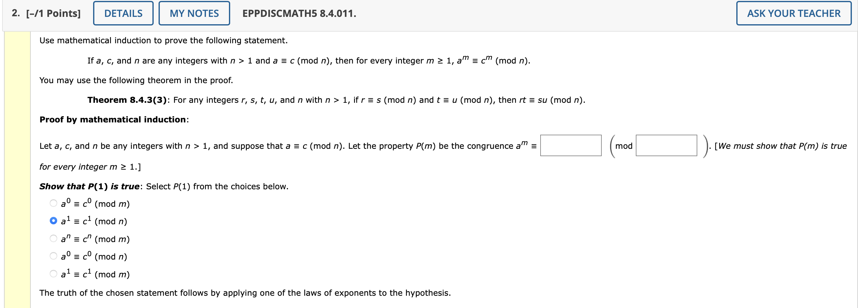 Solved Use mathematical induction to prove the following | Chegg.com