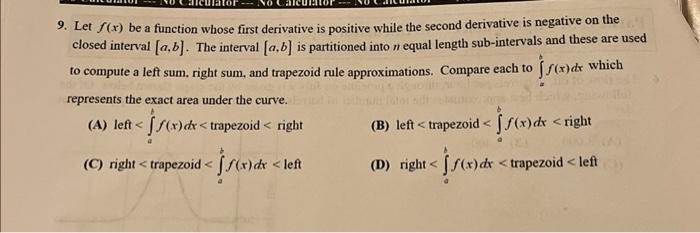 Solved 9. Let f(x) be a function whose first derivative is | Chegg.com