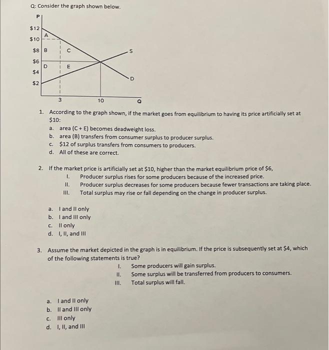 Solved Q: Consider the graph shown below. 1. According to | Chegg.com