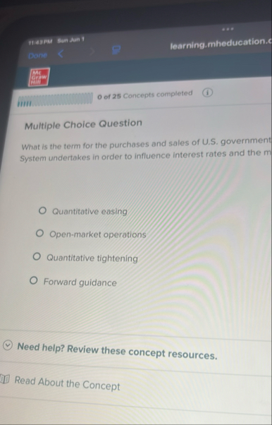 Solved HABPMS Ren Jun 1learning. mheducation.cnoneMeShowIIII | Chegg.com