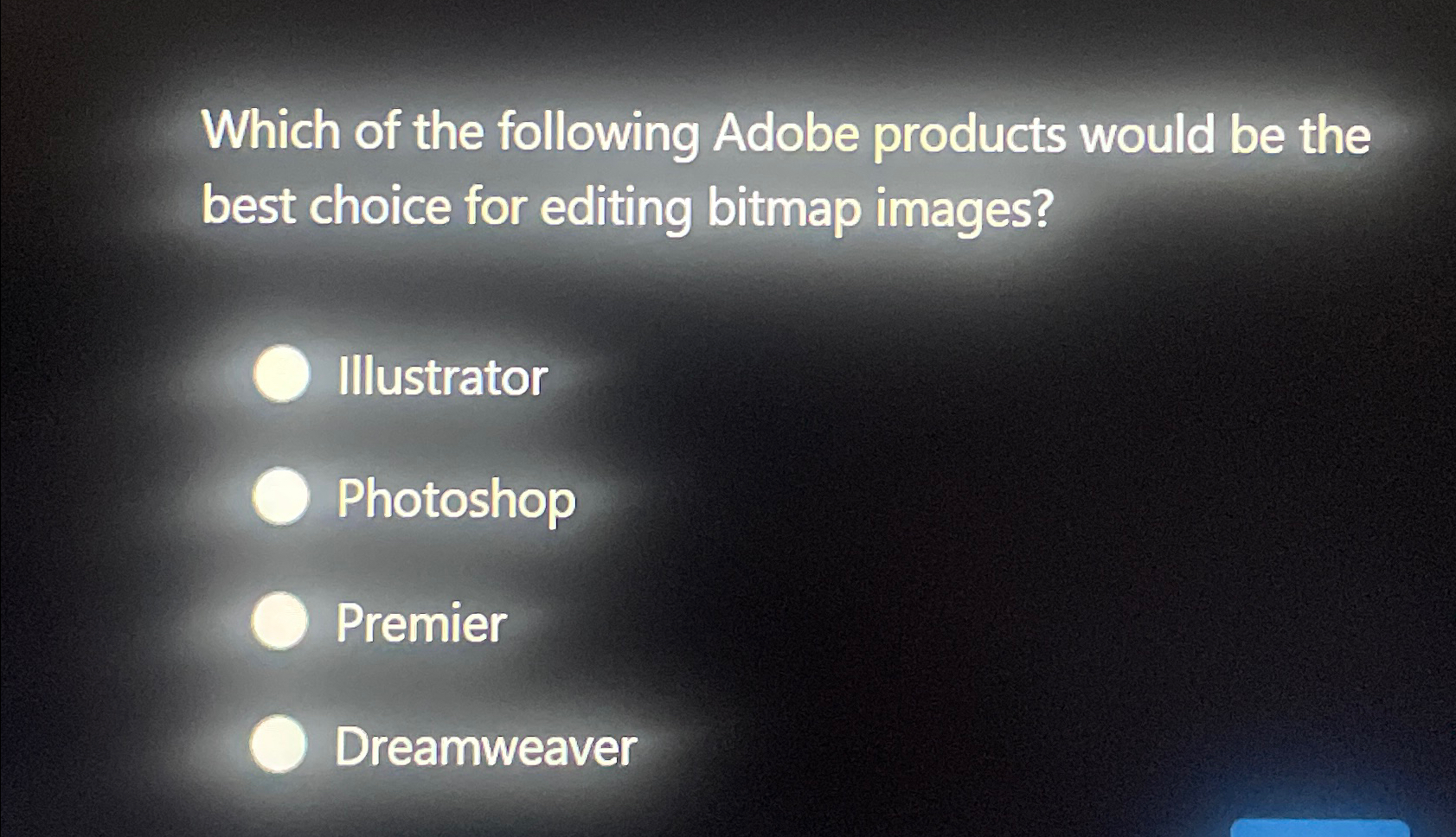 Solved Which of the following Adobe products would be the | Chegg.com