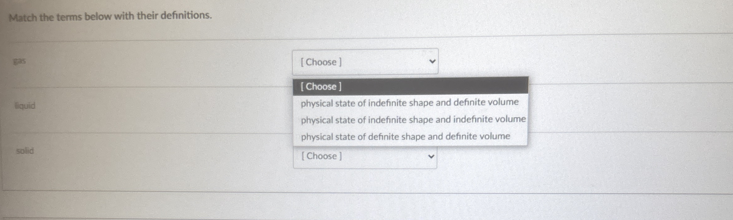 Solved Match the terms below with their | Chegg.com