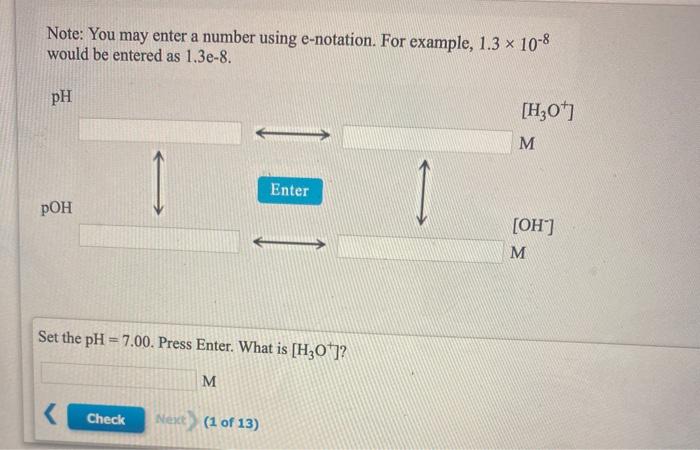 Solved Note: You may enter a number using e-notation. For | Chegg.com