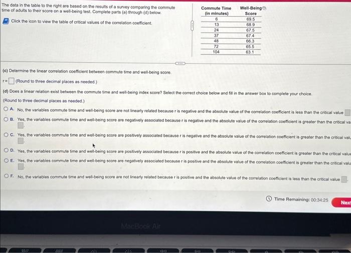 The data in the table to the right are based on the | Chegg.com