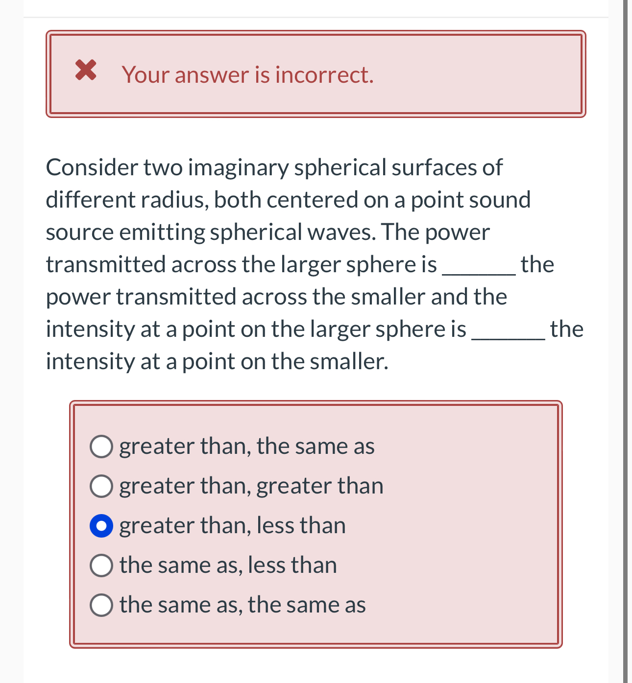 Solved Consider two imaginary spherical surfaces of | Chegg.com