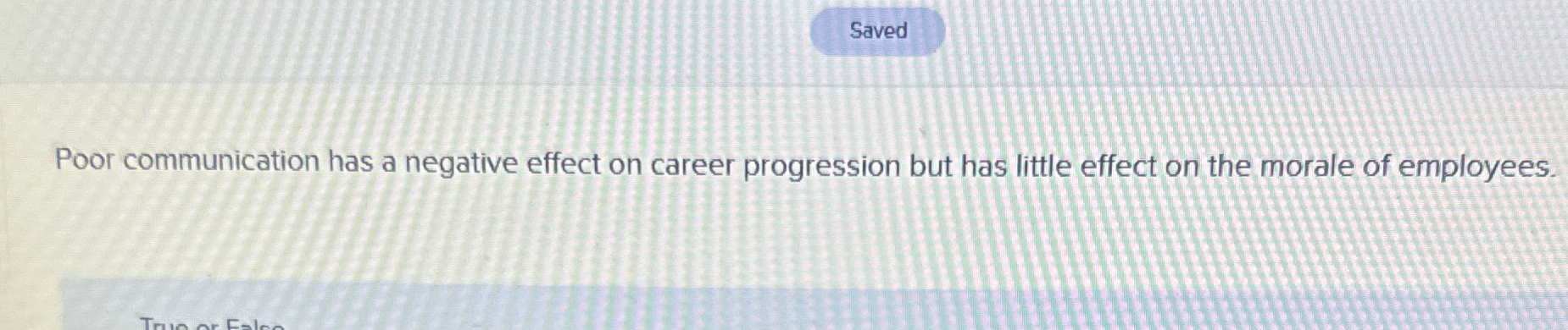 Solved Poor communication has a negative effect on career | Chegg.com