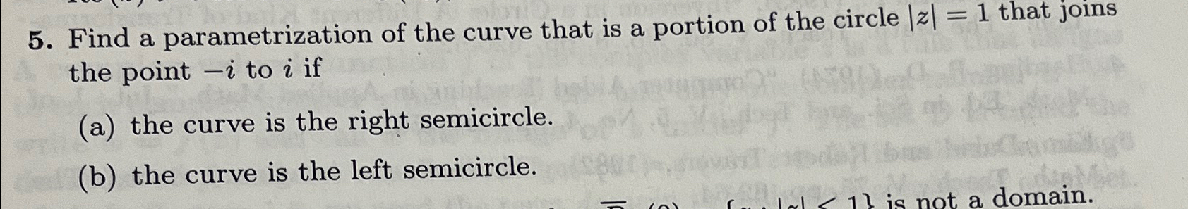 Solved Find a parametrization of the curve that is a portion | Chegg.com