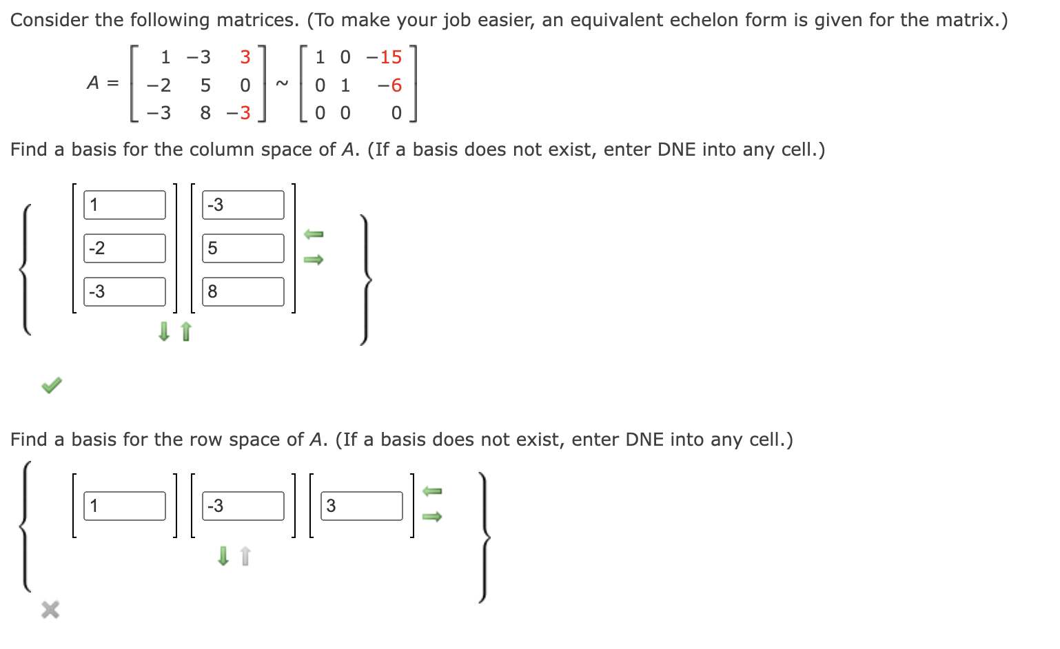 Solved Consider the following matrices. (To make your job | Chegg.com