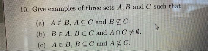 Solved 20. For a set A, the power set P(A) contains three | Chegg.com
