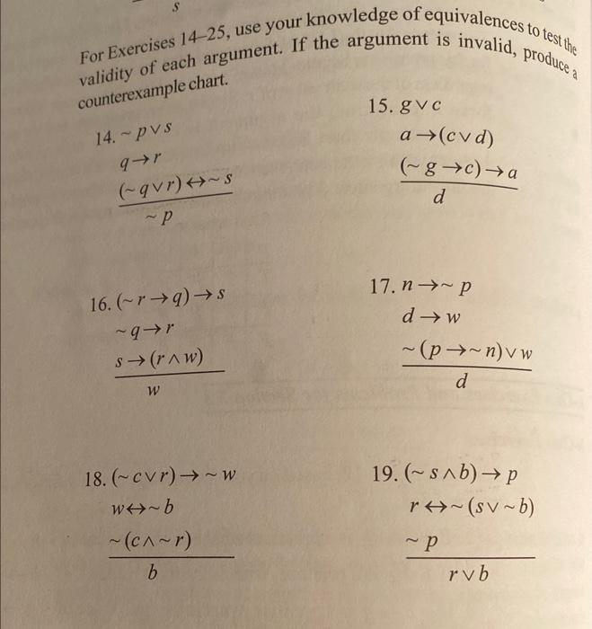 Solved For Exercises 14-25, use your knowledge of | Chegg.com