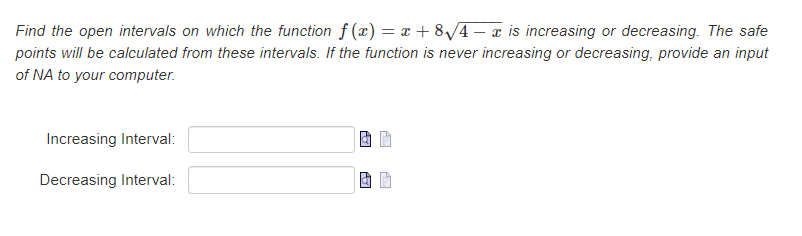 Solved Find the open intervals on which the function | Chegg.com