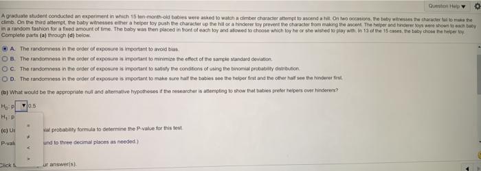 Solved Qurton Hub A graduate student conducted an | Chegg.com
