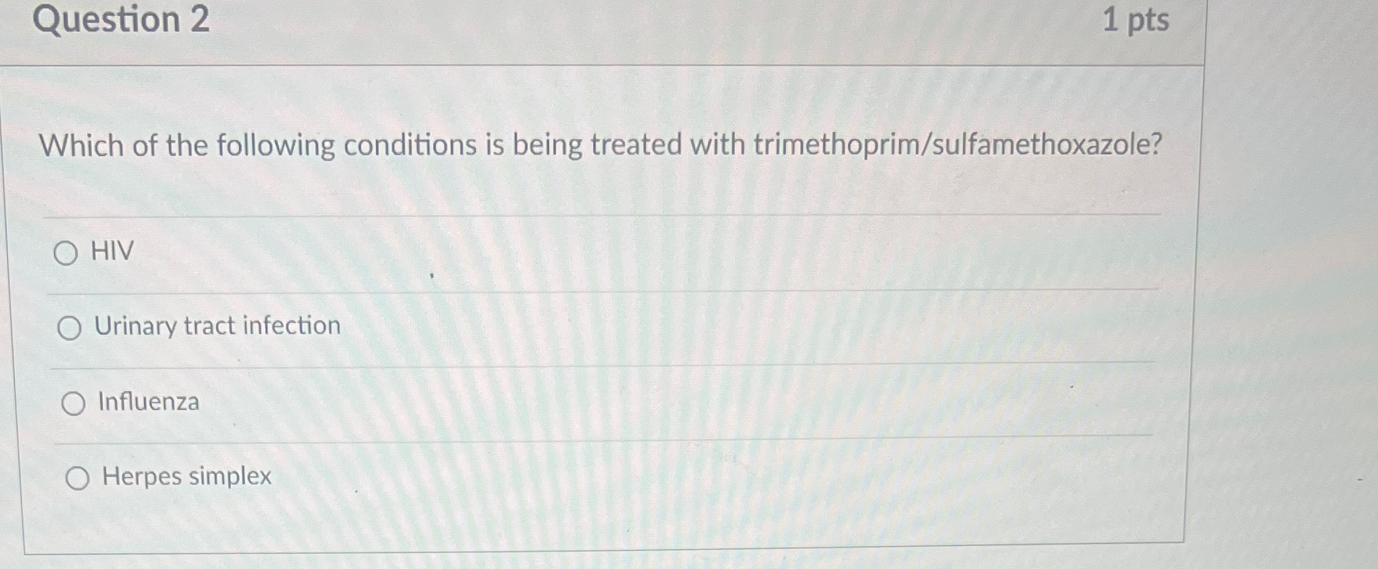 Solved Question 21 ﻿ptsWhich of the following conditions is | Chegg.com