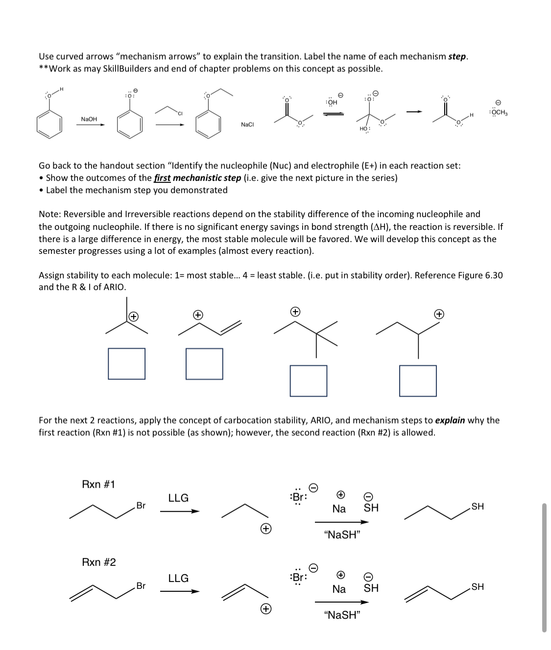 Solved Use curved arrows "mechanism arrows" to explain the | Chegg.com