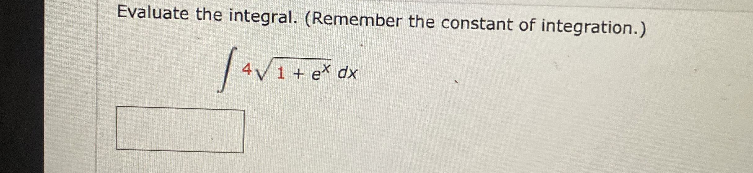 Solved Evaluate the integral. (Remember the constant of | Chegg.com