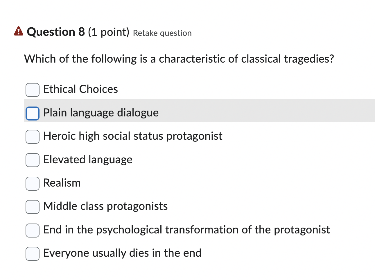 Question 8 (1 point) Retake questionWhich of the | Chegg.com Question 8 (1 point) Retake questionWhich of the | Chegg.com