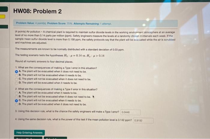 Solved HW08: Problem 2 Problem Value: 4 points). Problem | Chegg.com