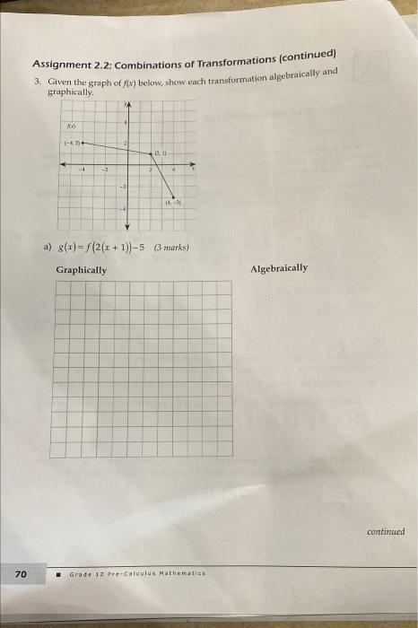 Solved Assignment 2.2: Combinations of Transformations | Chegg.com