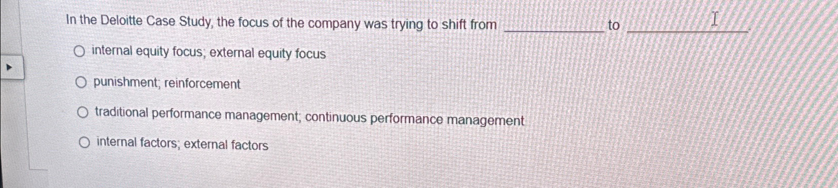 Solved In the Deloitte Case Study, the focus of the company | Chegg.com