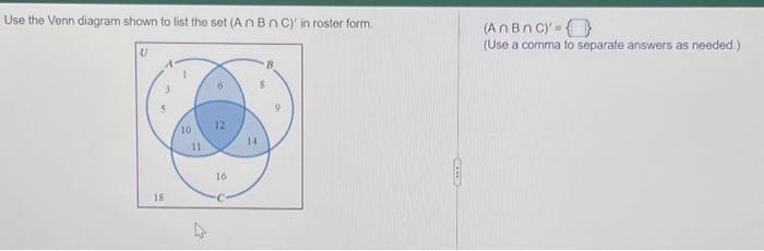 [Solved]: Please help me to solve this Use the Venn diagram