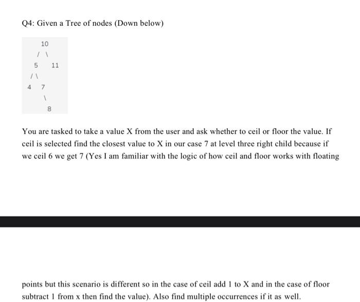 Solved Question 4.Topic: Binary search Tree.Course: Data | Chegg.com