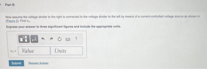 Consider two voltage dividers shown in (Figure 1). | Chegg.com